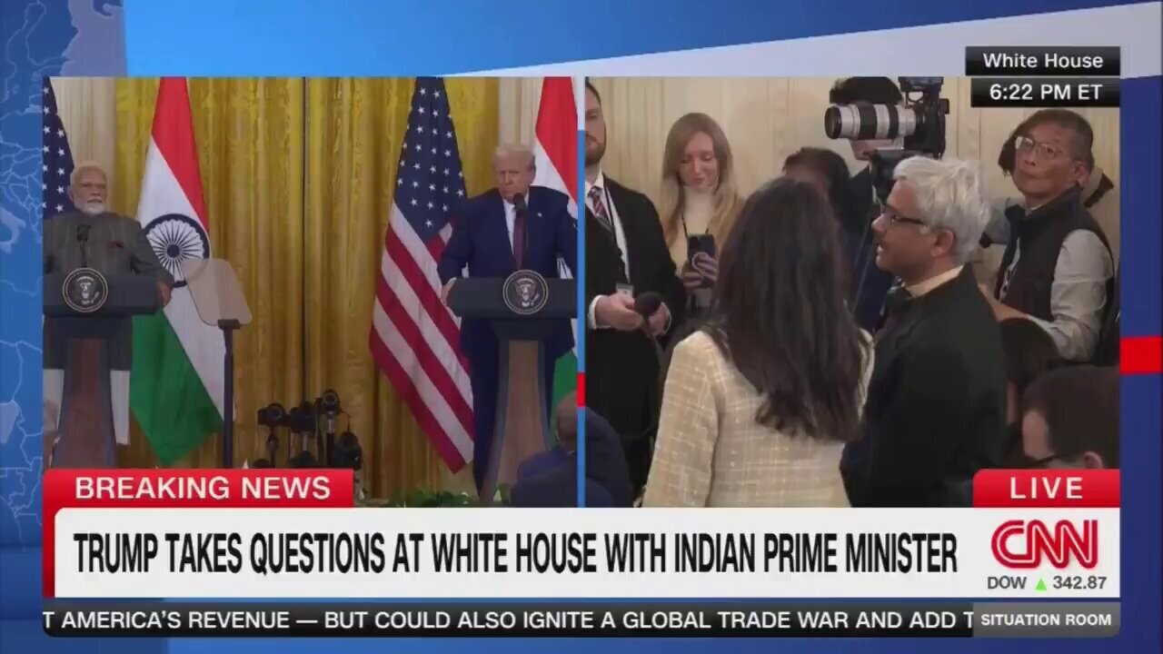 Trump was asked a question by Indian reporter and couldn’t understand ...