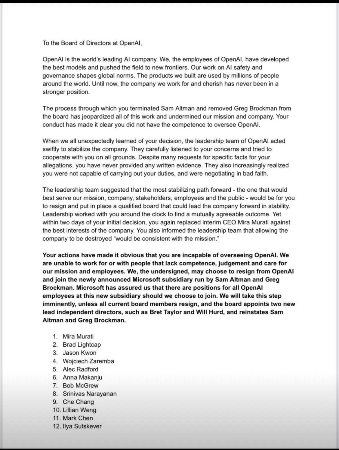 The biggest talent poaching is about to start with OpenAI employees ...