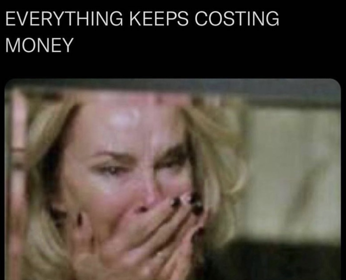 What doesn't cost money? | Work Memes - Blind