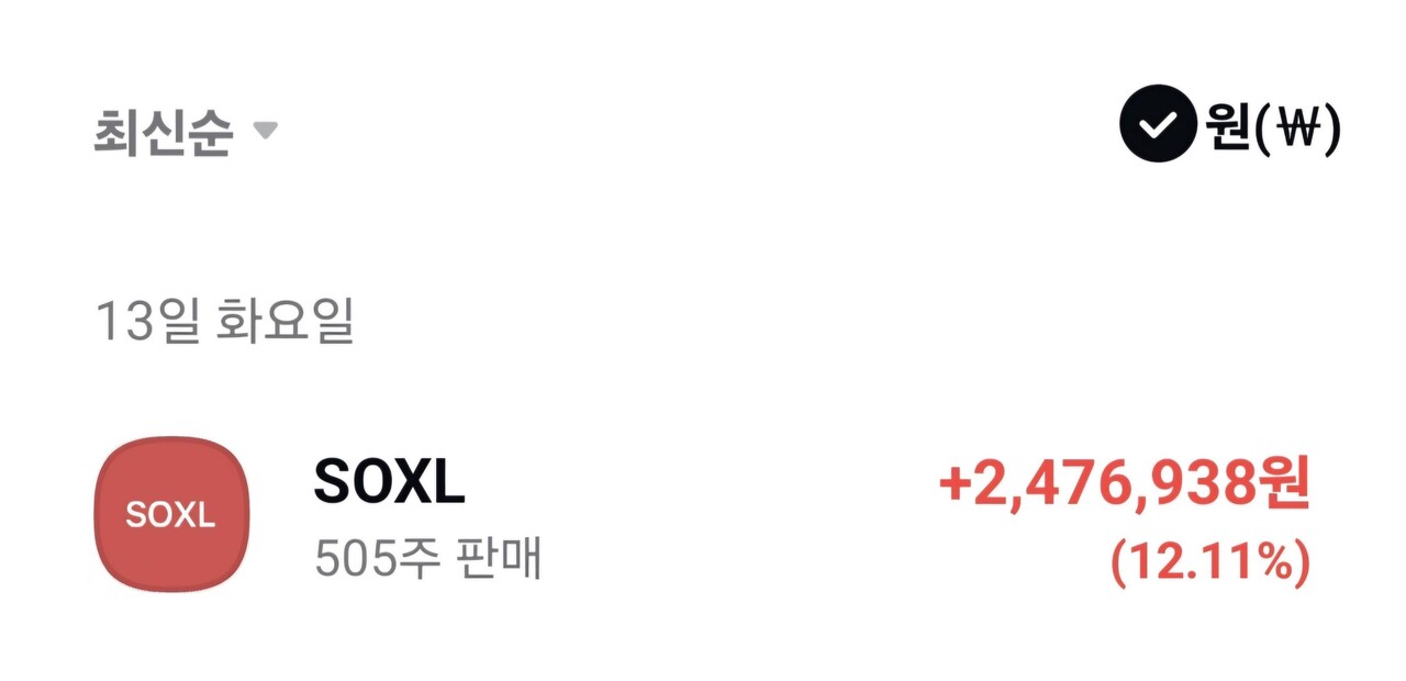 블라인드 | 주식·투자: SOXL 호기심에 샀다가 간신히 이득보고 정리했네요.