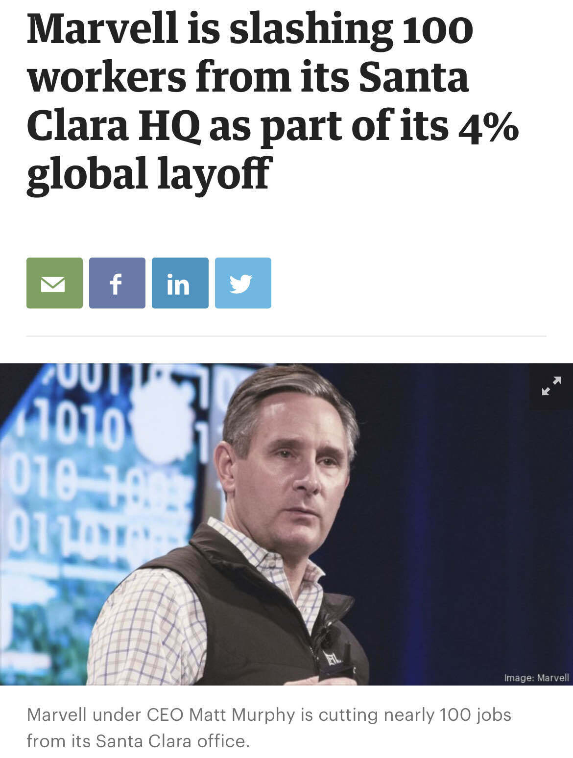 What’s going on in Marvell? New layoffs? | Tech Industry - Blind