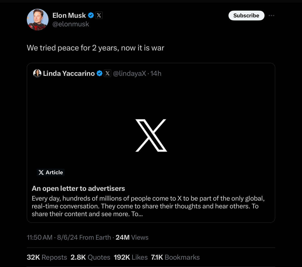 Elon’s gone full retard.. | White House & Policy - Blind