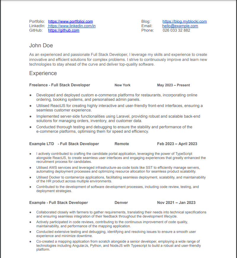 How can I improve this resume? | Resume Review - Blind