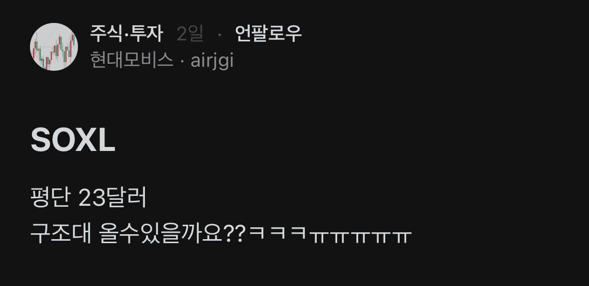 블라인드 | 주식·투자: SOXL에 5억 넣은 삼전형