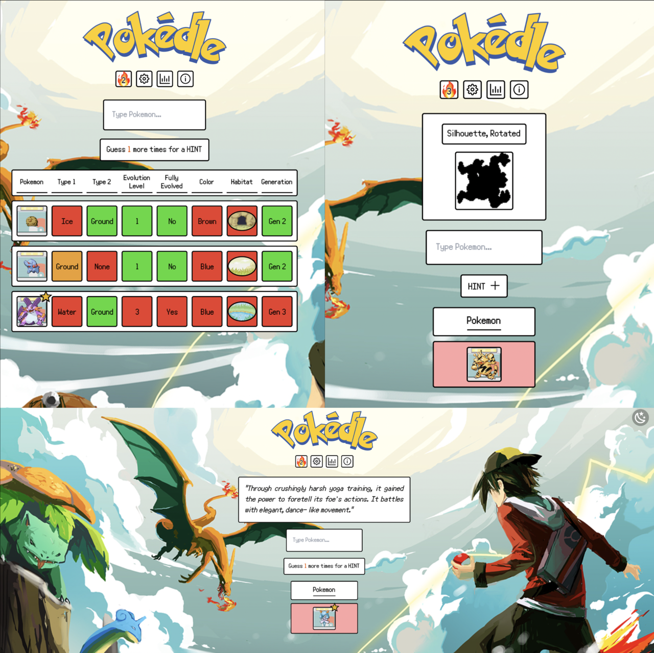 Rate my visual pokemon wordle game! | Tech Industry - Blind
