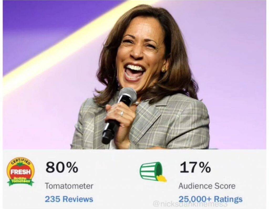 Why do I only see people with Trump swags and not with Harris? | White ...