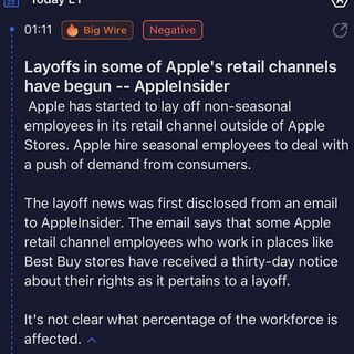 Apple layoffs coming soon | Tech Industry - Blind