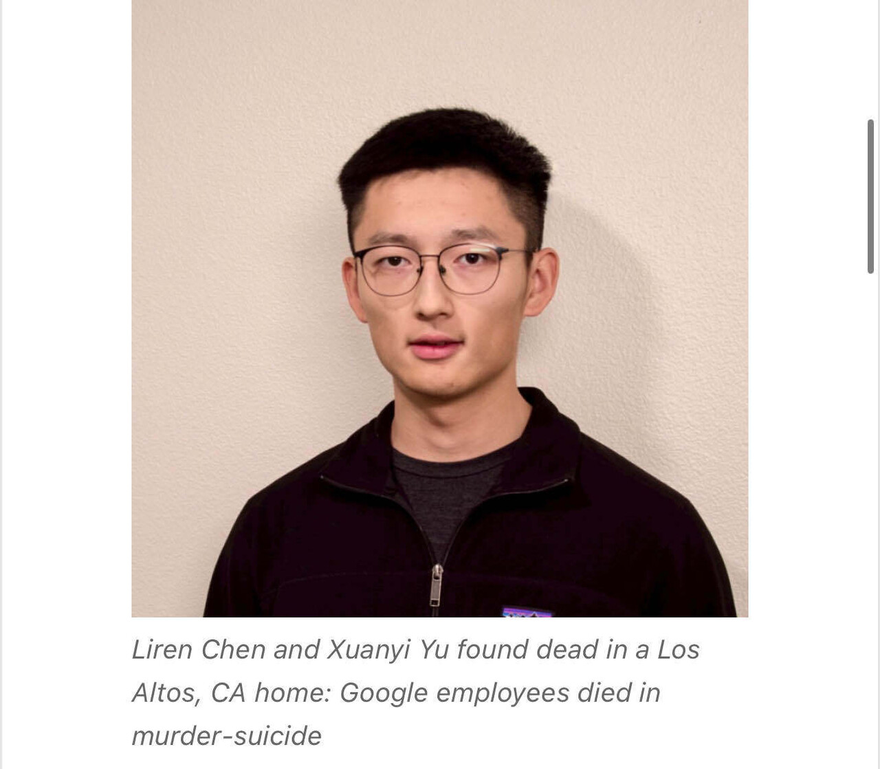Confirmed. Two Young Google Engineers Found Murder Suicide in Los Altos ...