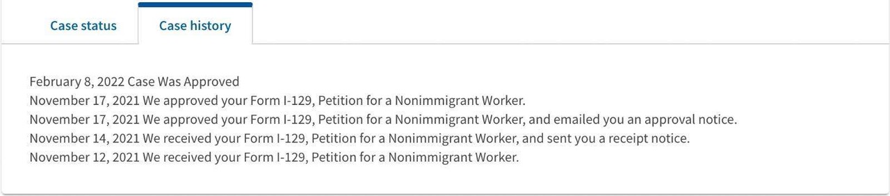 USCIS portal | Work Visa - Blind