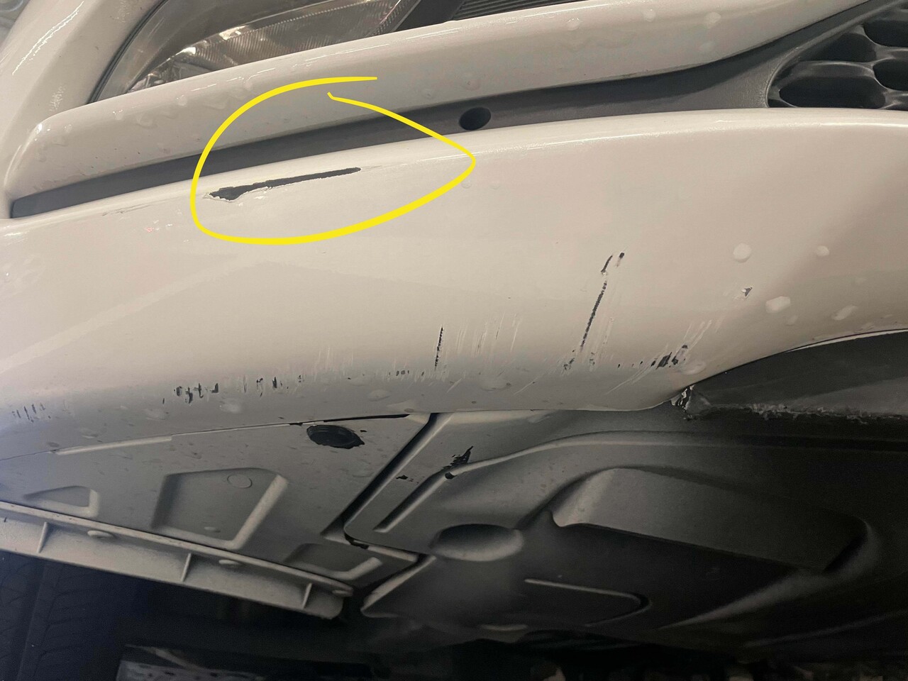 블라인드 | 자동차: 친구차 범퍼 밑 스크래치 수리