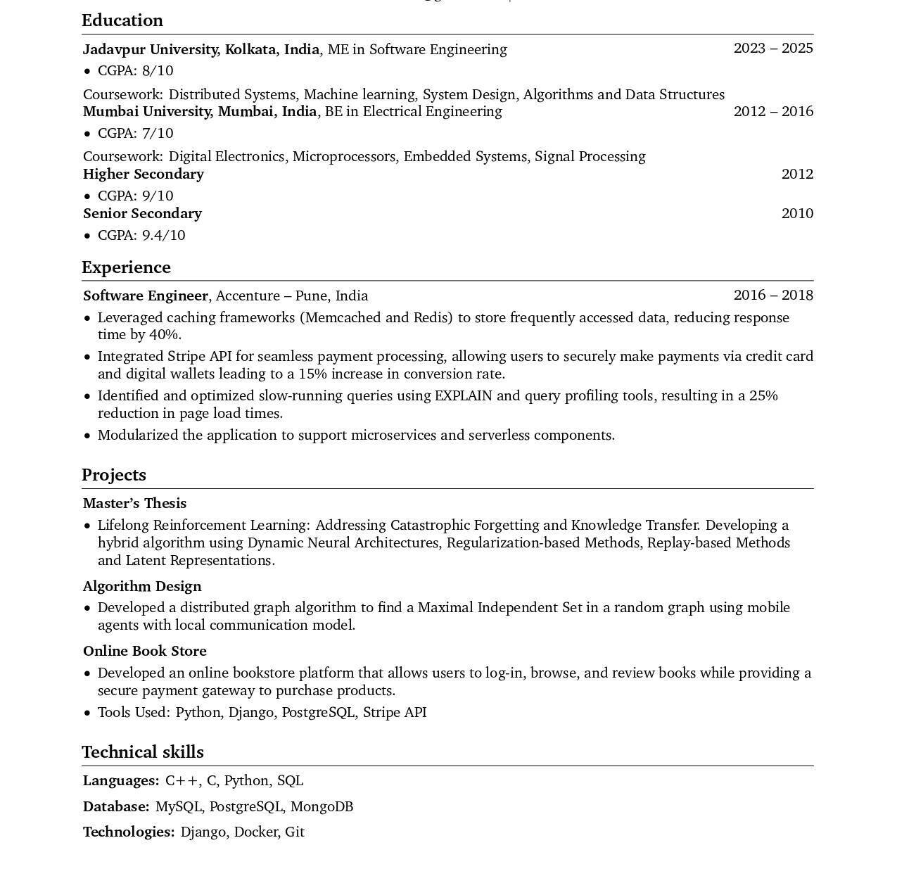 Resume advice | Resume Review - Blind