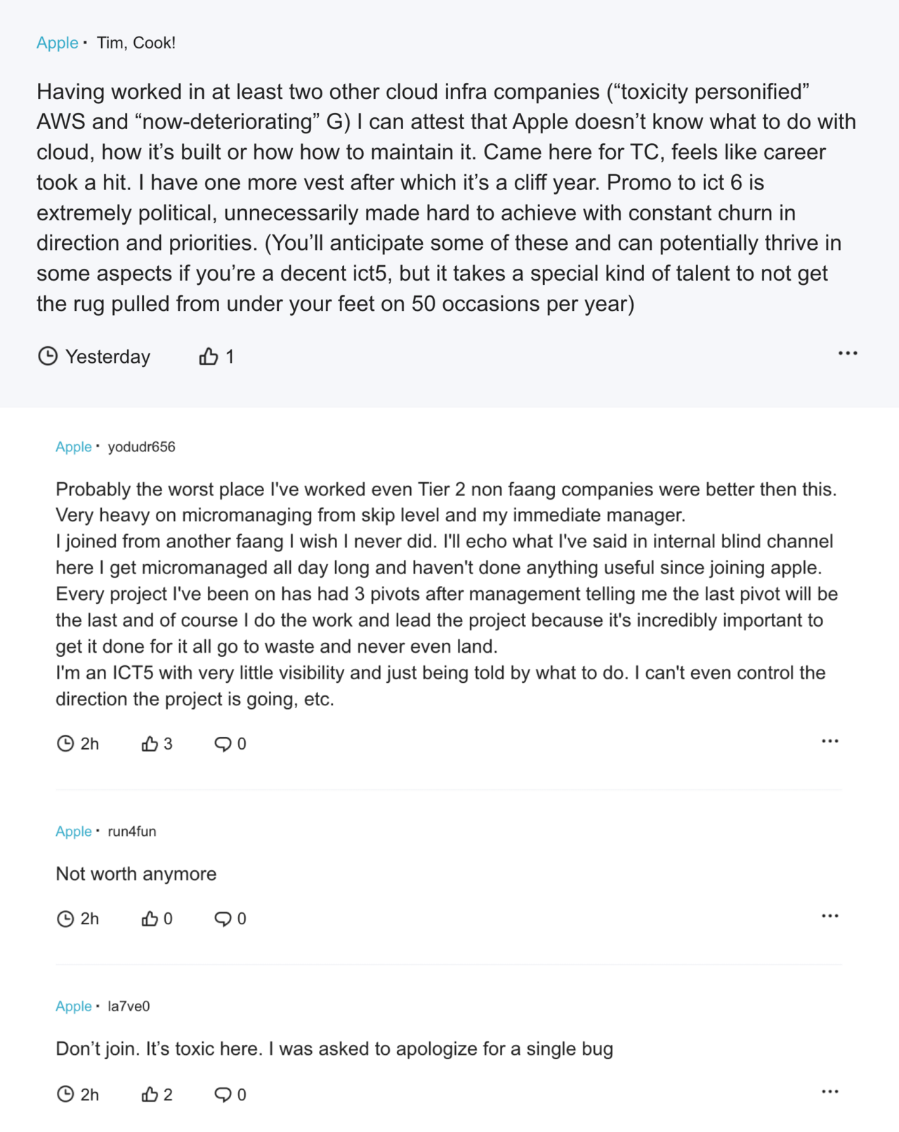 blind advice #002: apple is shiny outside, rotten inside - Blind