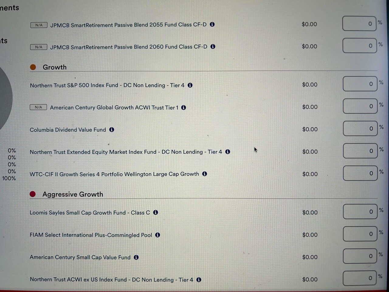 What should be my allocation in 401k from these selections ? | Personal ...