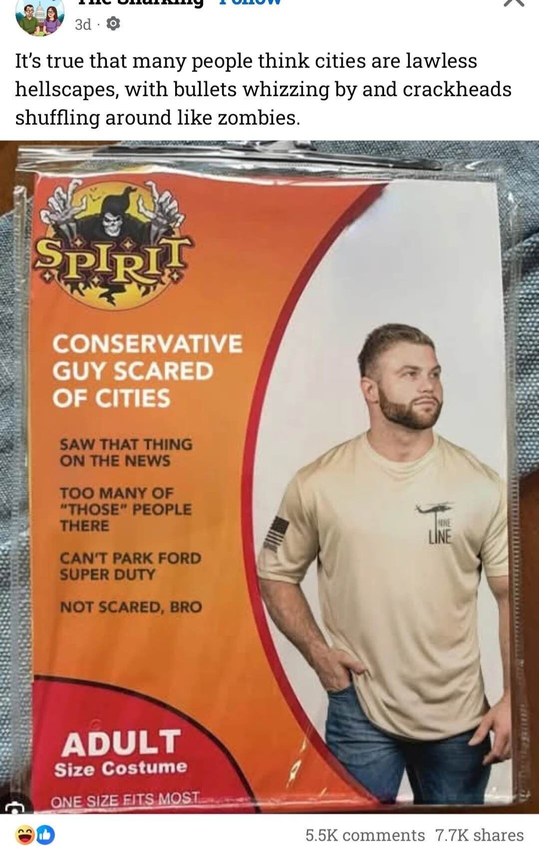 Conservative guy scared of cities | White House & Policy - Blind