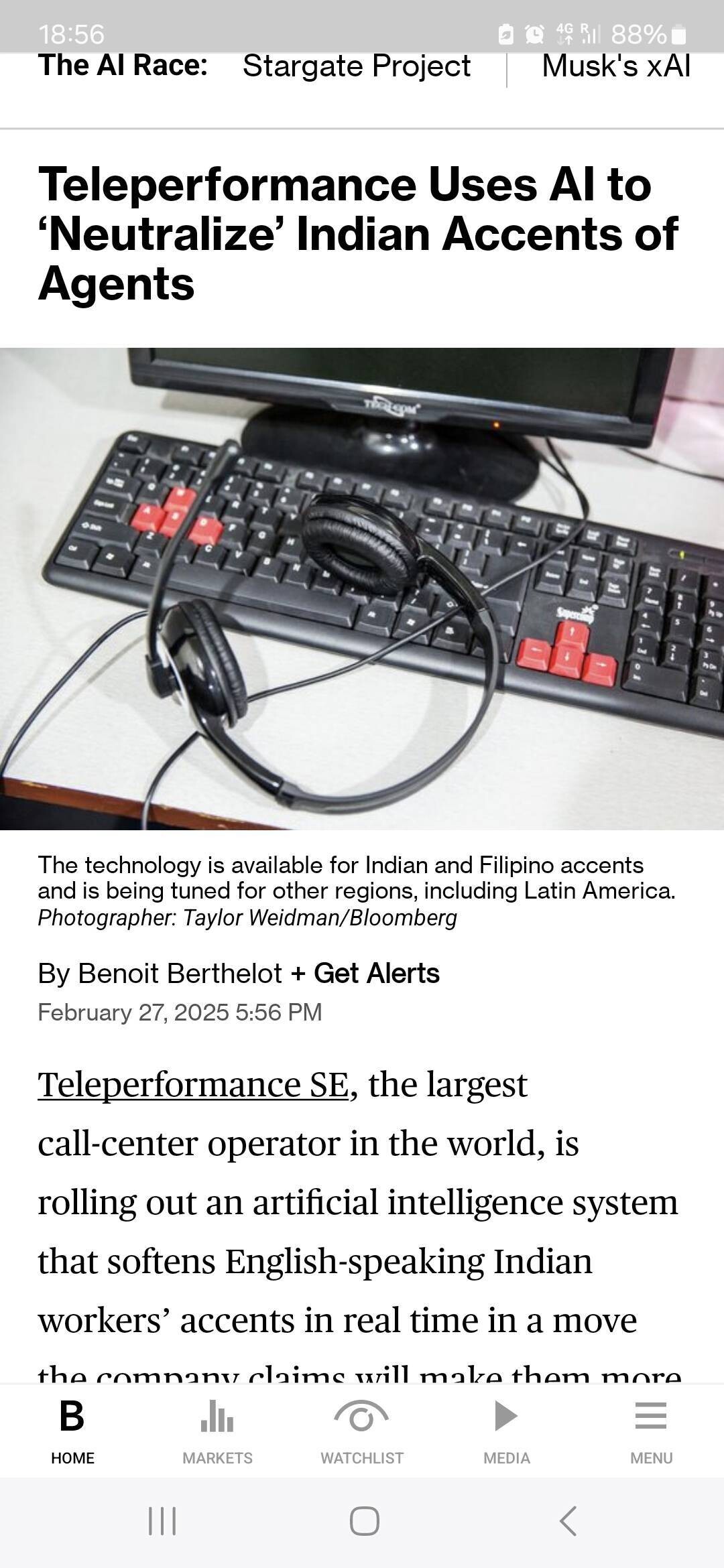 Teleperformance uses AI to 'Neutralize' indian accents of agents | Misc. - Blind