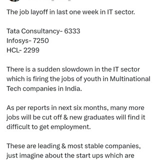 TCS Infosys layoffs .. true? | Layoffs - Blind