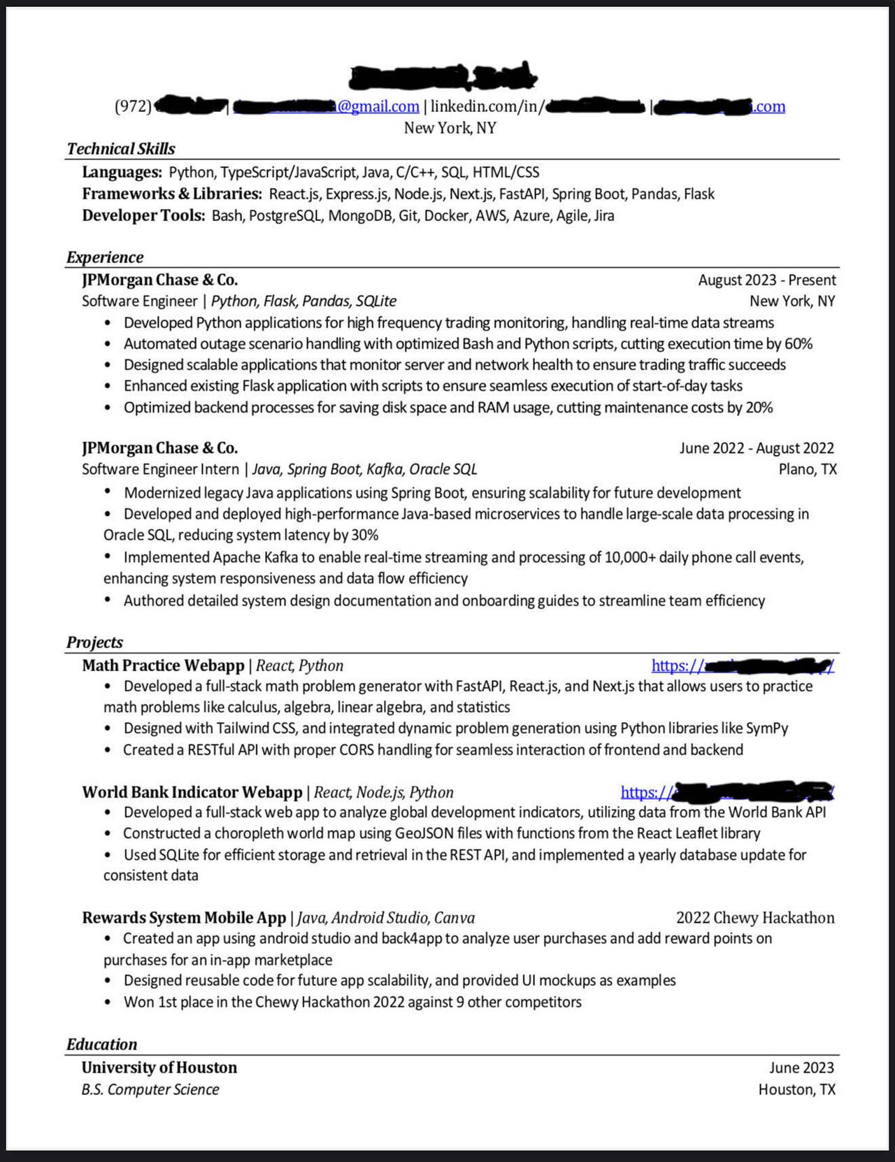 Is my Resume bad? | Resume Review - Blind