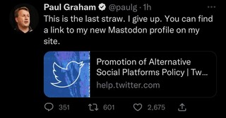 Twitter has suspended YC founder Paul Graham after he announced exit ...