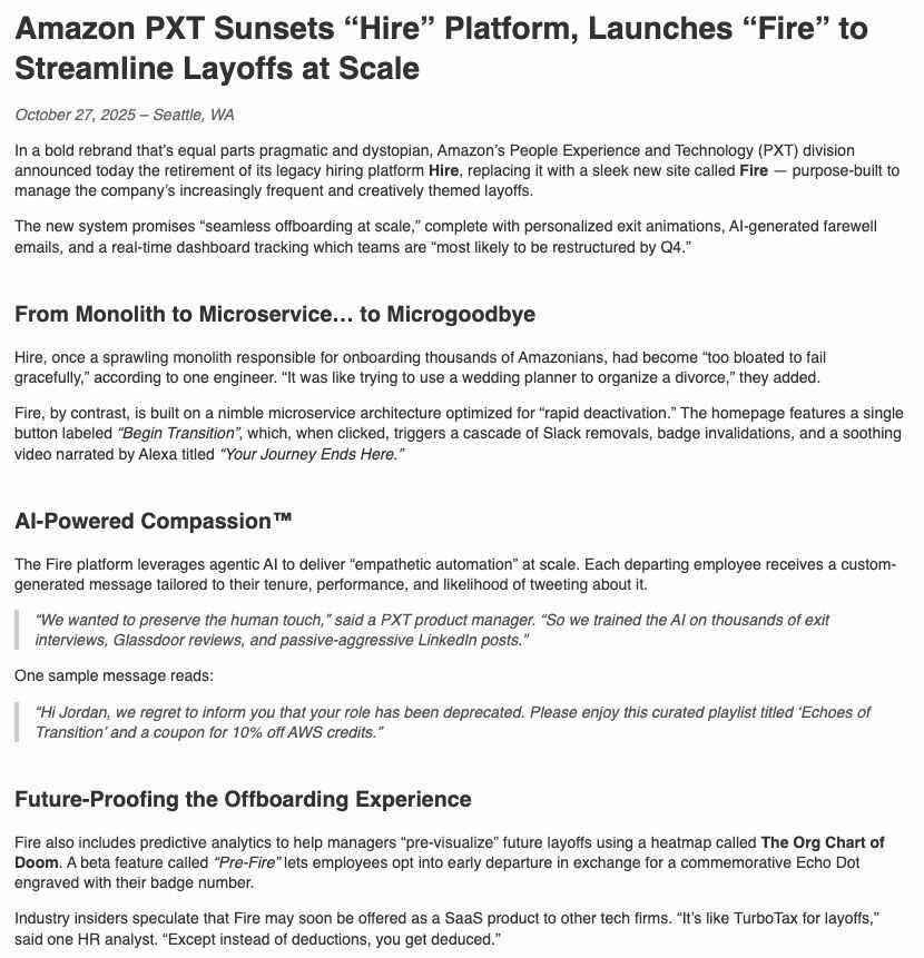 Finally, an official update on the Amazon layoffs | Tech Industry - Blind