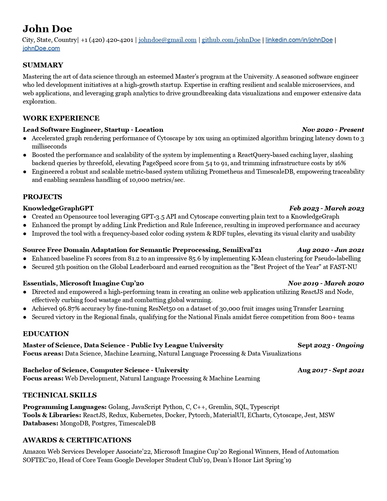 SWE Intern 2024 - Resume Review Request | Resume Review - Blind