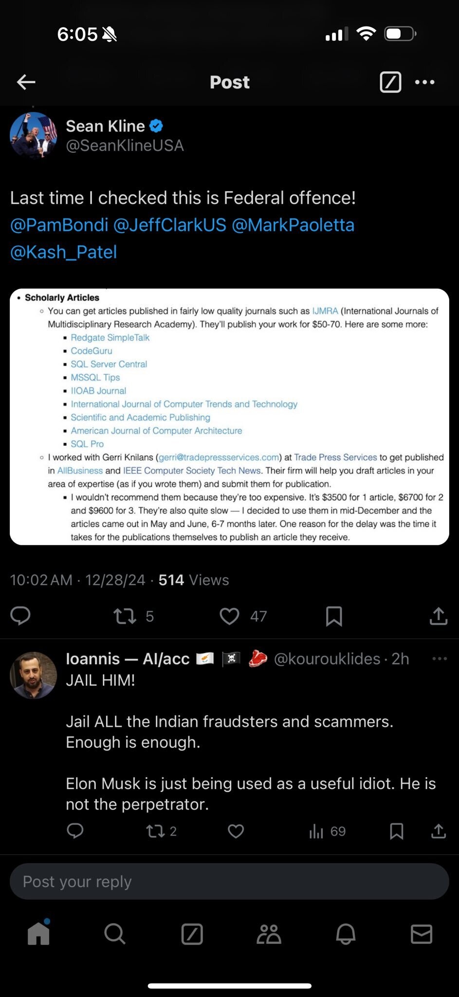 The hatred is justified. | India - Blind