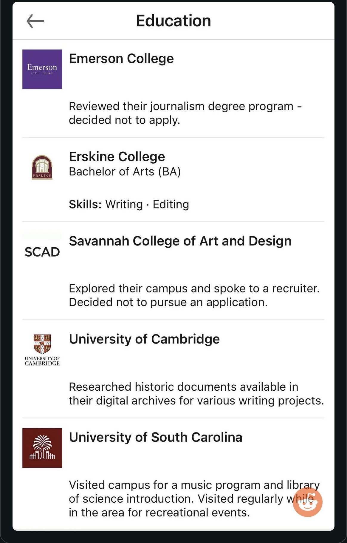 LinkedIn education section, explained. - Blind