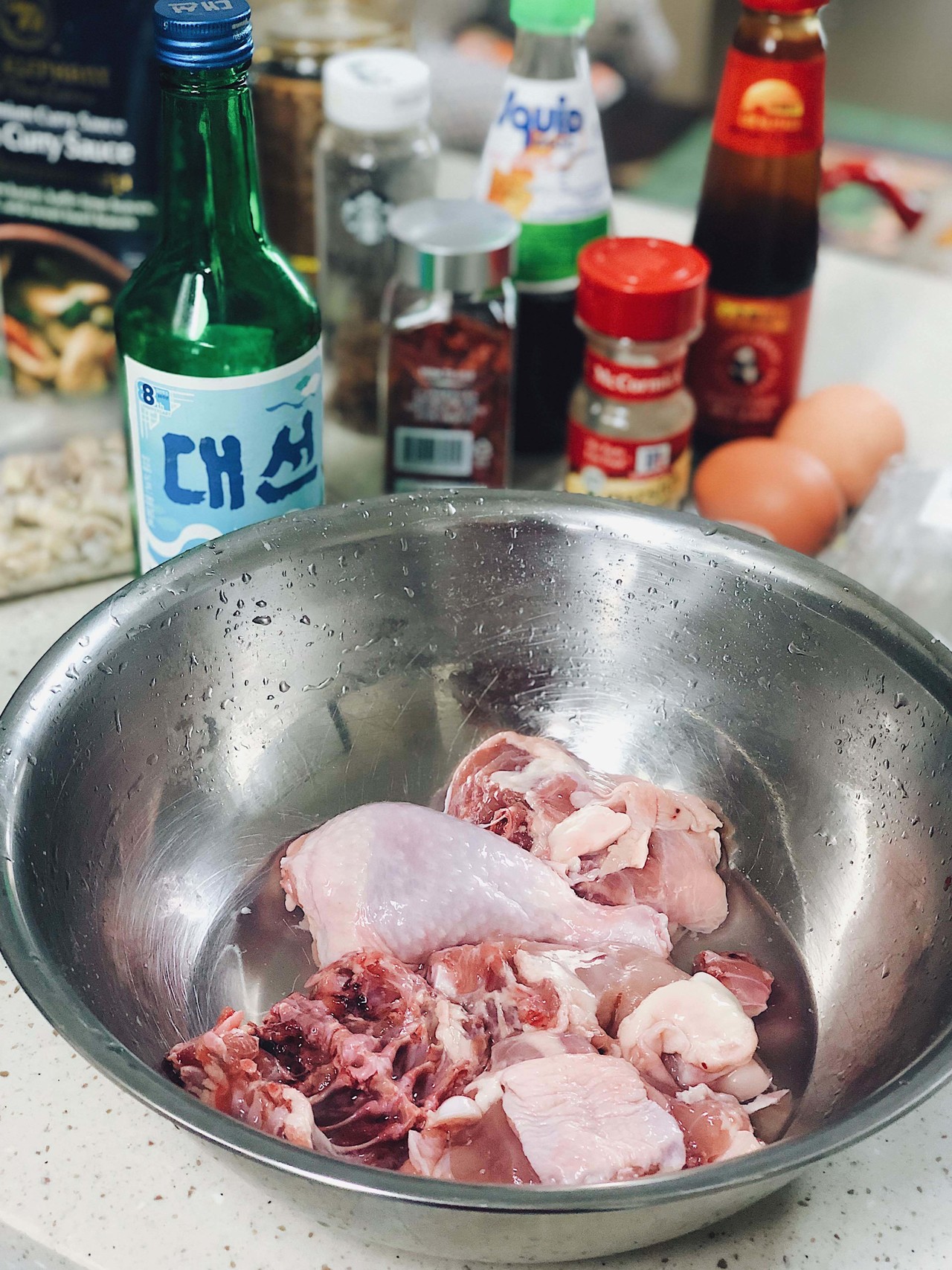 블라인드 | 직장인 취미생활: 요리가취미인남자 - 타이 그린커리 & 팟카파오무쌈 🇹🇭