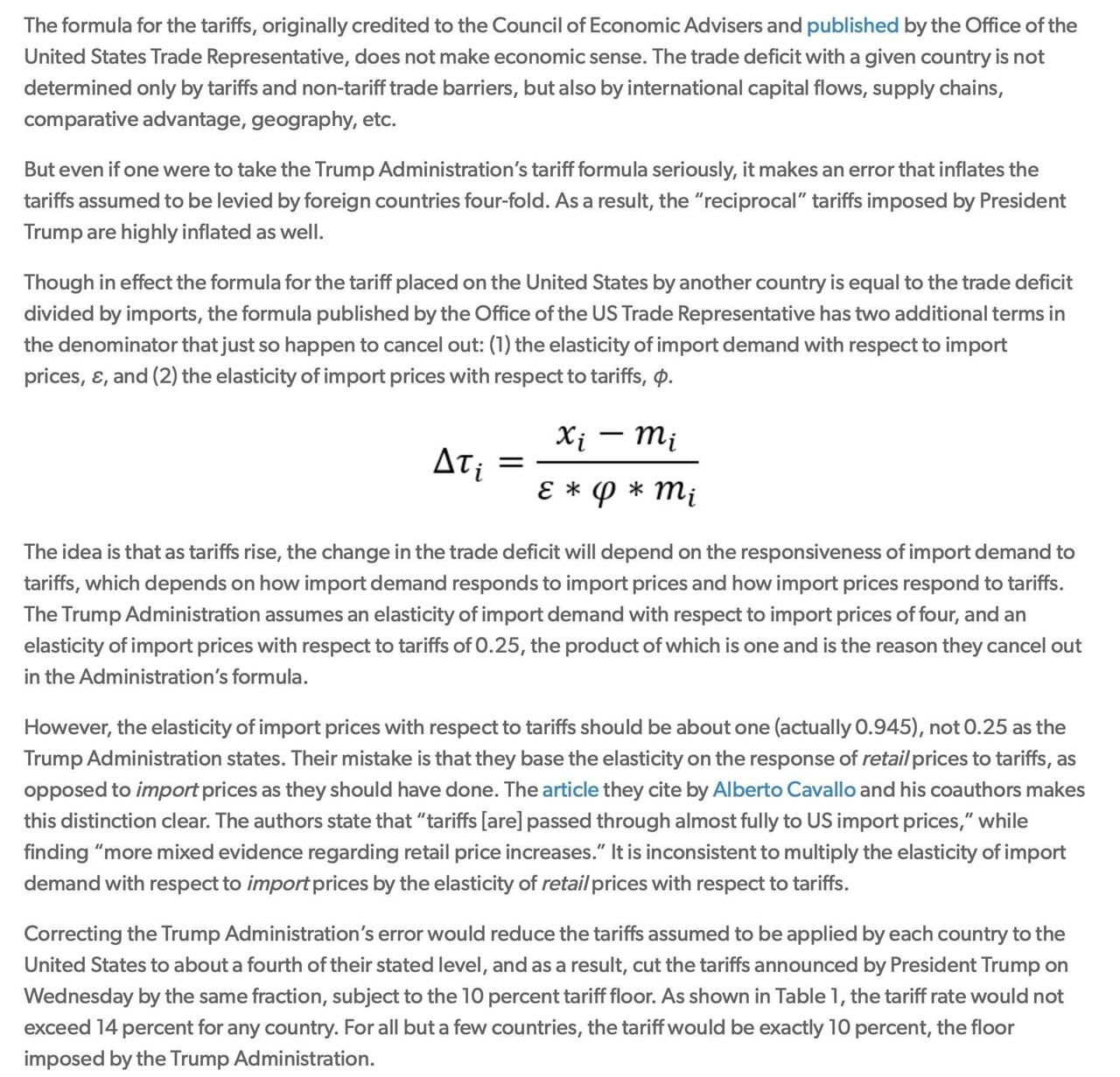 Trump Tariff Calculation is wrong | White House & Policy - Blind