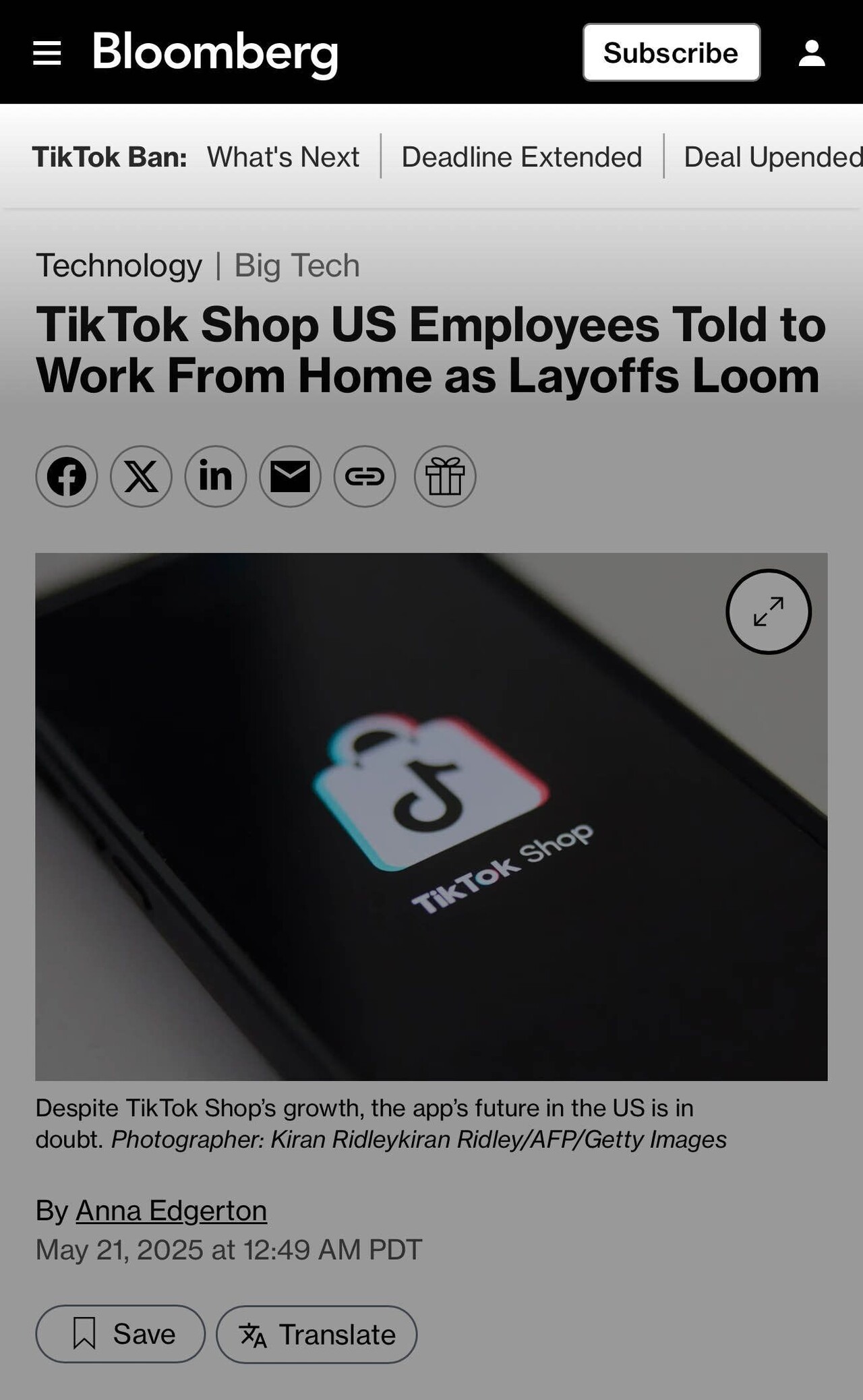 Up to 500 laid off at TikTok - can anyone confirm? | Layoffs - Blind