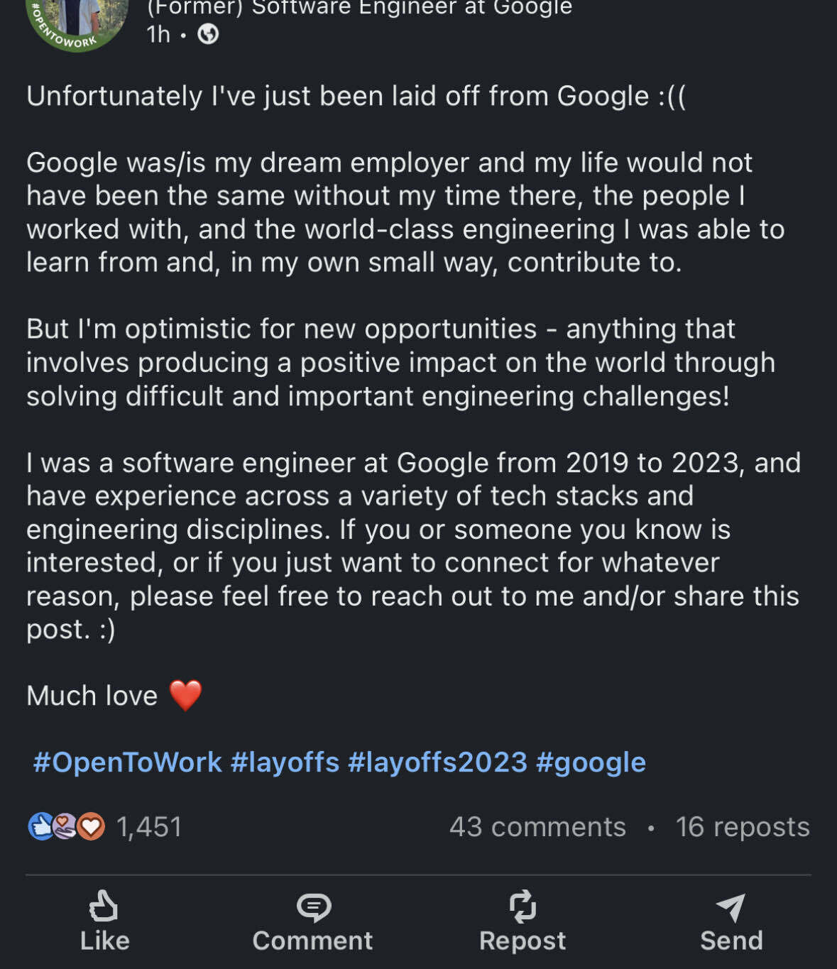 Google Layoffs seem to have started | Tech Industry - Blind