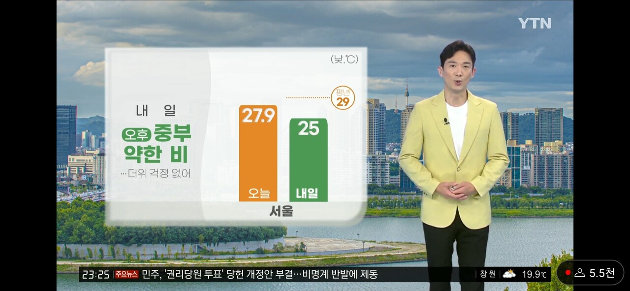 블라인드 | 블라블라: YTN 기상 캐스터