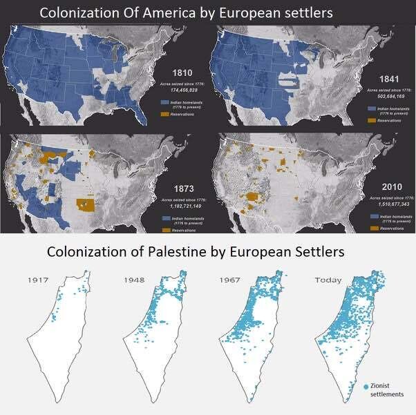What are parallels with the Palestinian and Native American experience ...
