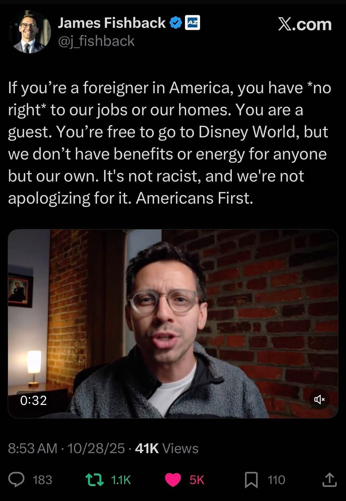 Fishback: foreign workers are GUESTS in America, so act like it ...