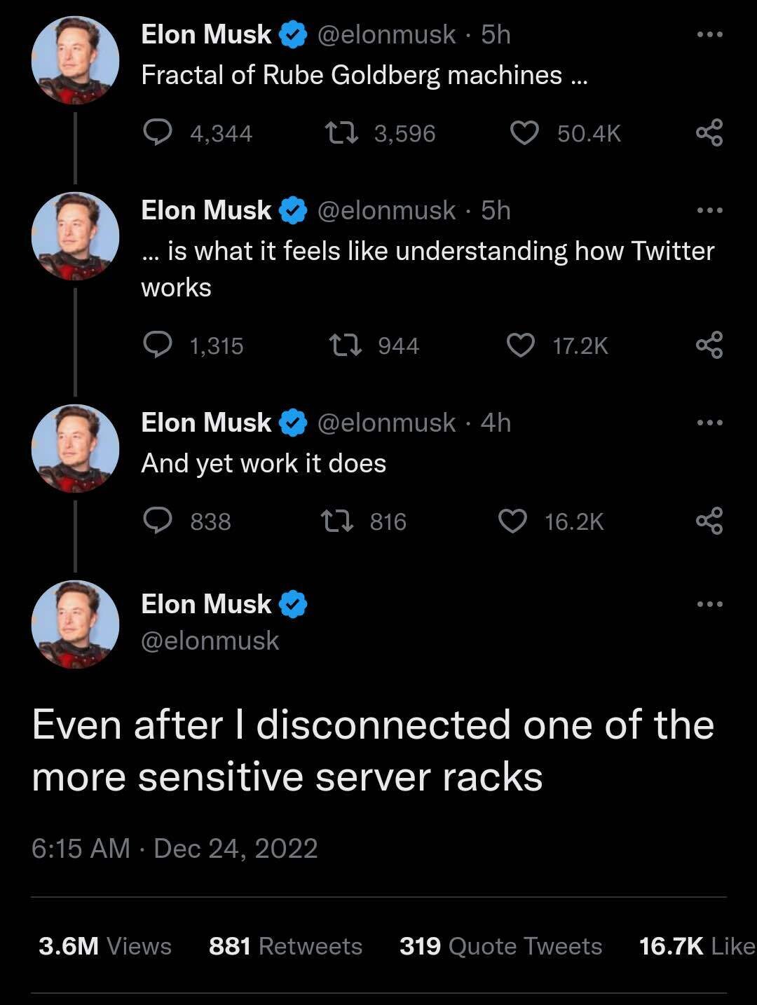 Elon Musk learning basics of distributed systems! | Tech Industry - Blind