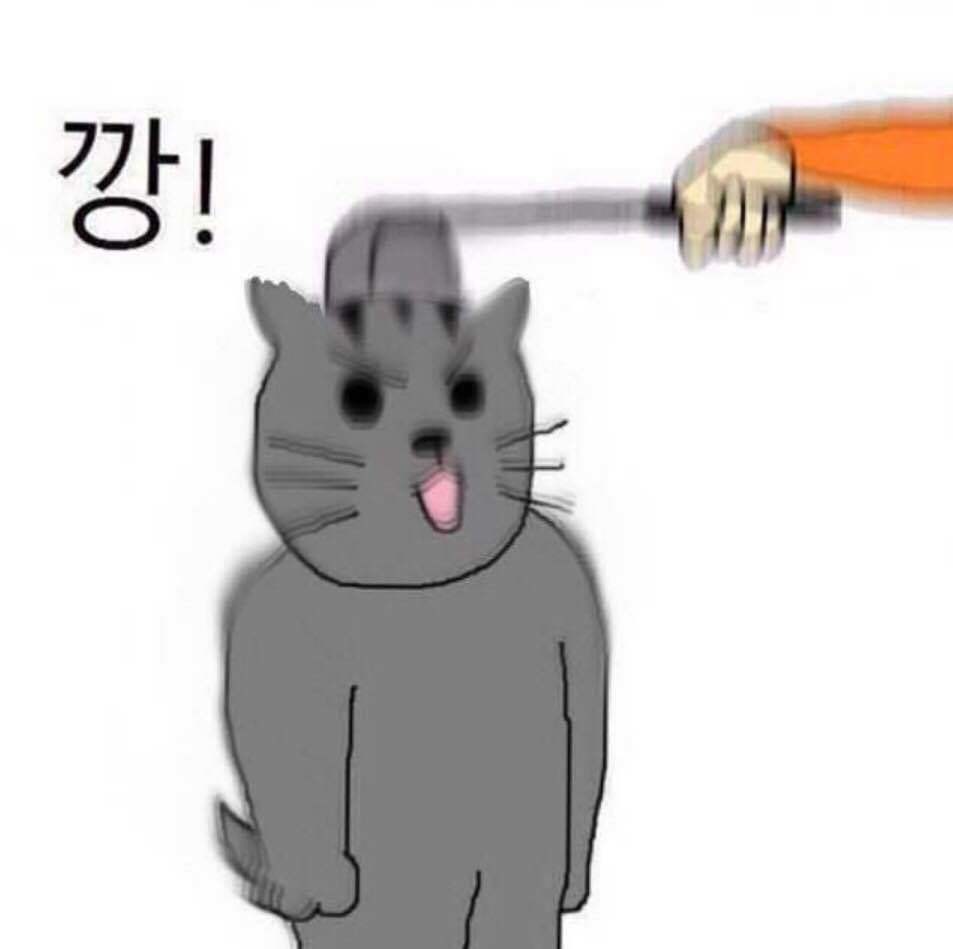 블라인드 블라블라 국자로 머리 깡 때리는 짤 모음이에여