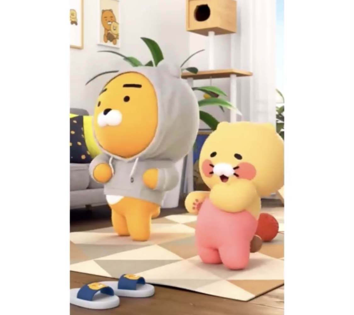 블라인드 | 블라블라: 춘식이랑 라이언 댄스 동영상