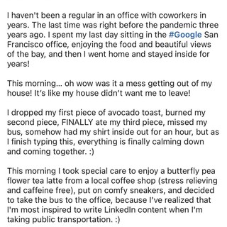 Passive aggressive Amazon RTO comment | Return to Office - Blind