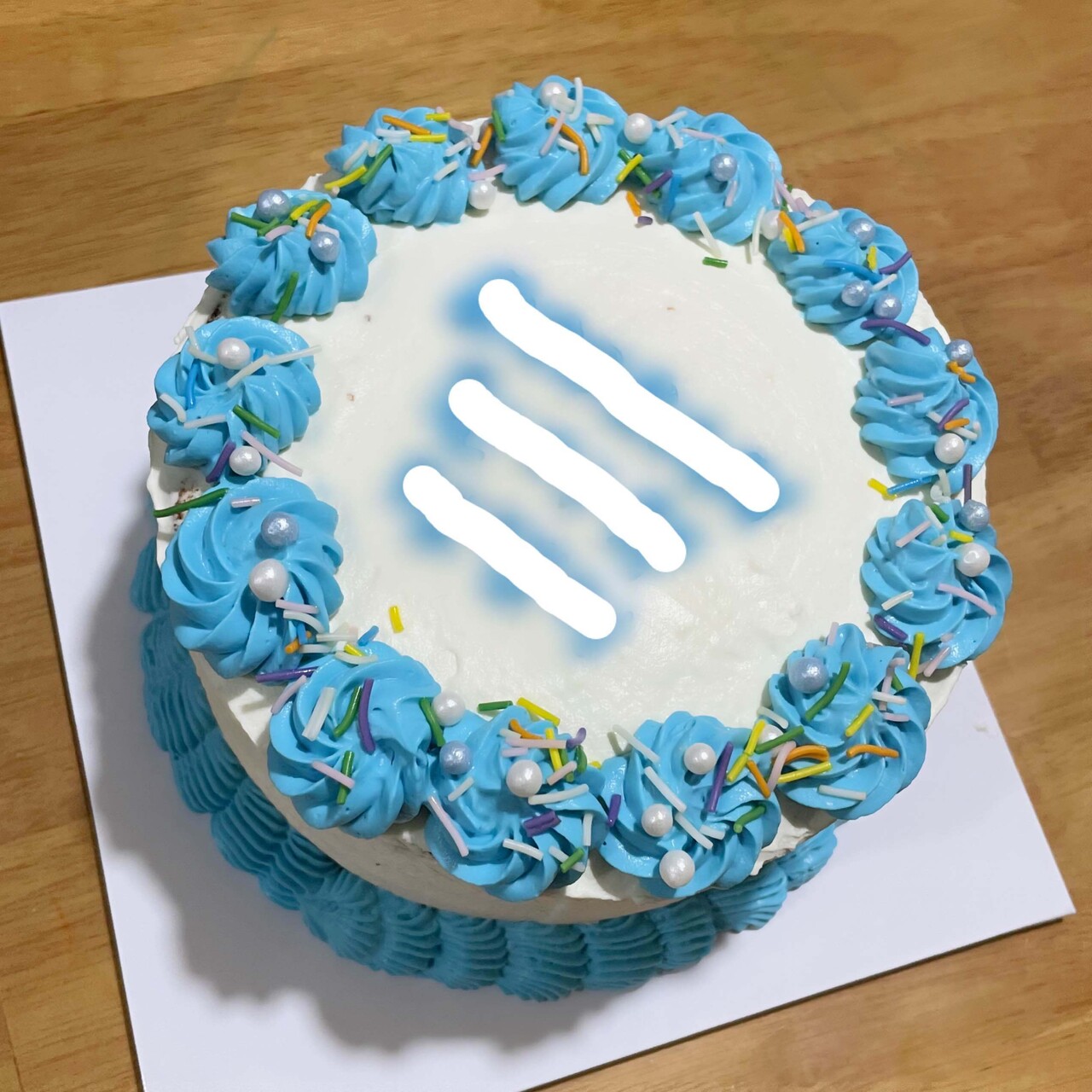 블라인드 | 직장인 취미생활: 레터링 케이크 만들었당