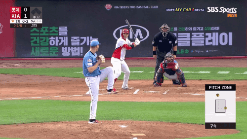 블라인드 | 블라블라: 어제자 KBO 수비 근황.gif