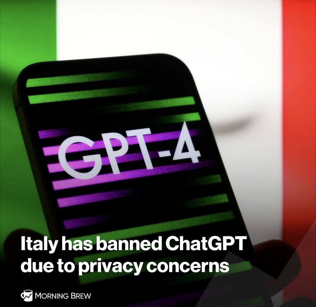 Italy bans ChatGPT - Blind