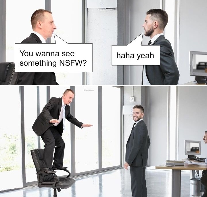 NSFW post, risque much? | Work Memes - Blind