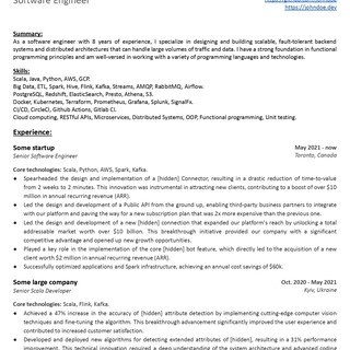 Check my resume | Resume Review - Blind