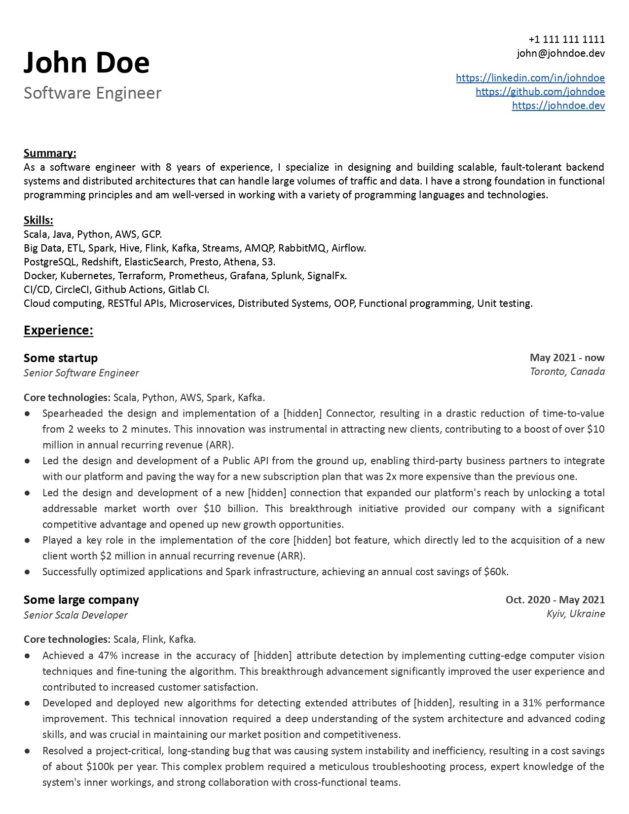 Check my resume | Resume Review - Blind