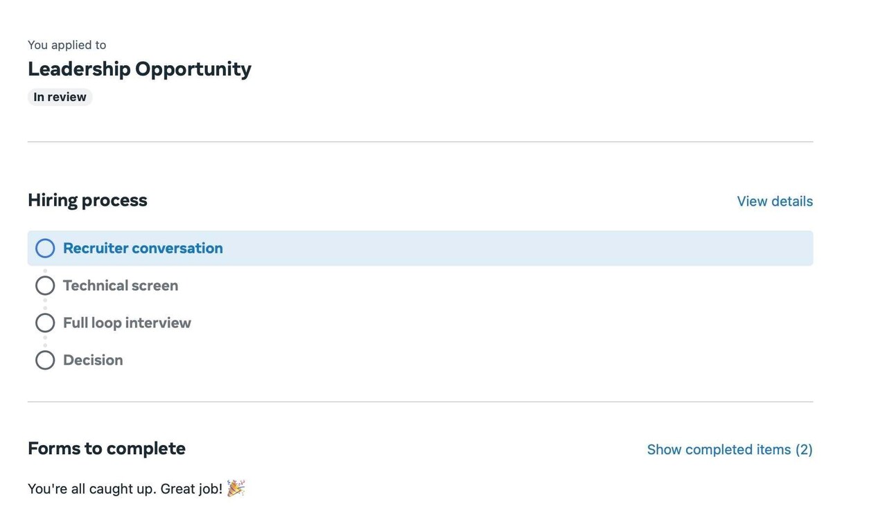 Meta Application | Tech Industry - Blind