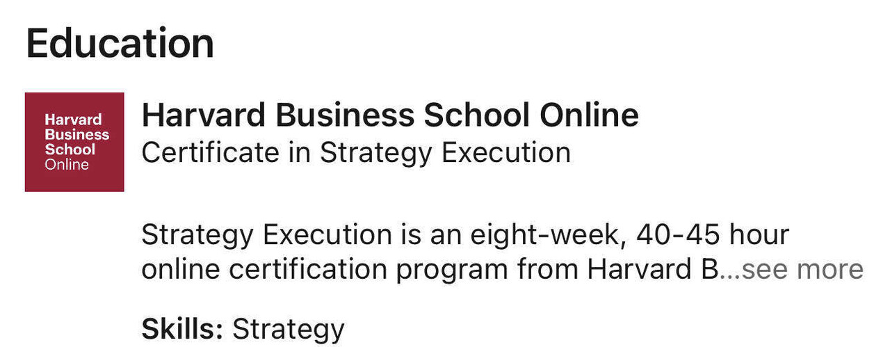 LinkedIn education section, explained. - Blind