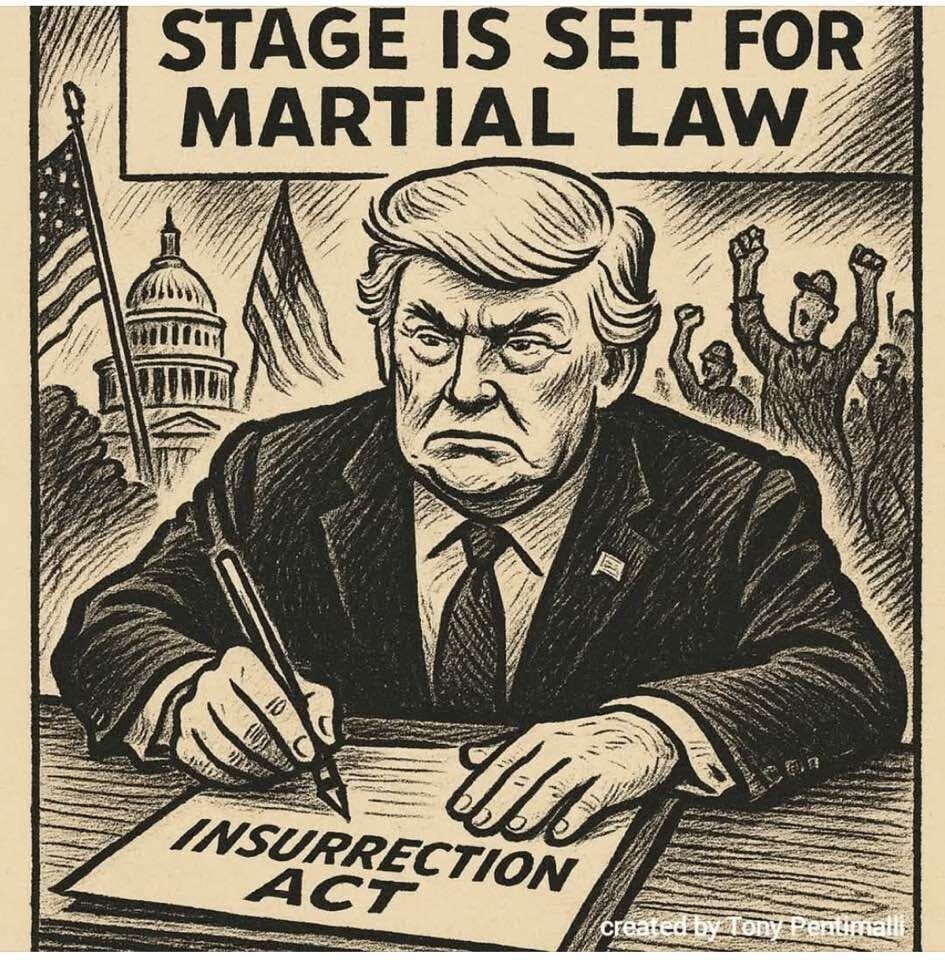 STAGE IS SET FOR MARTIAL LAW | White House & Policy - Blind