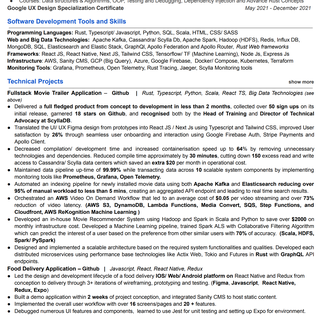 Please Review My Resume - Self Taught Developer - Blind