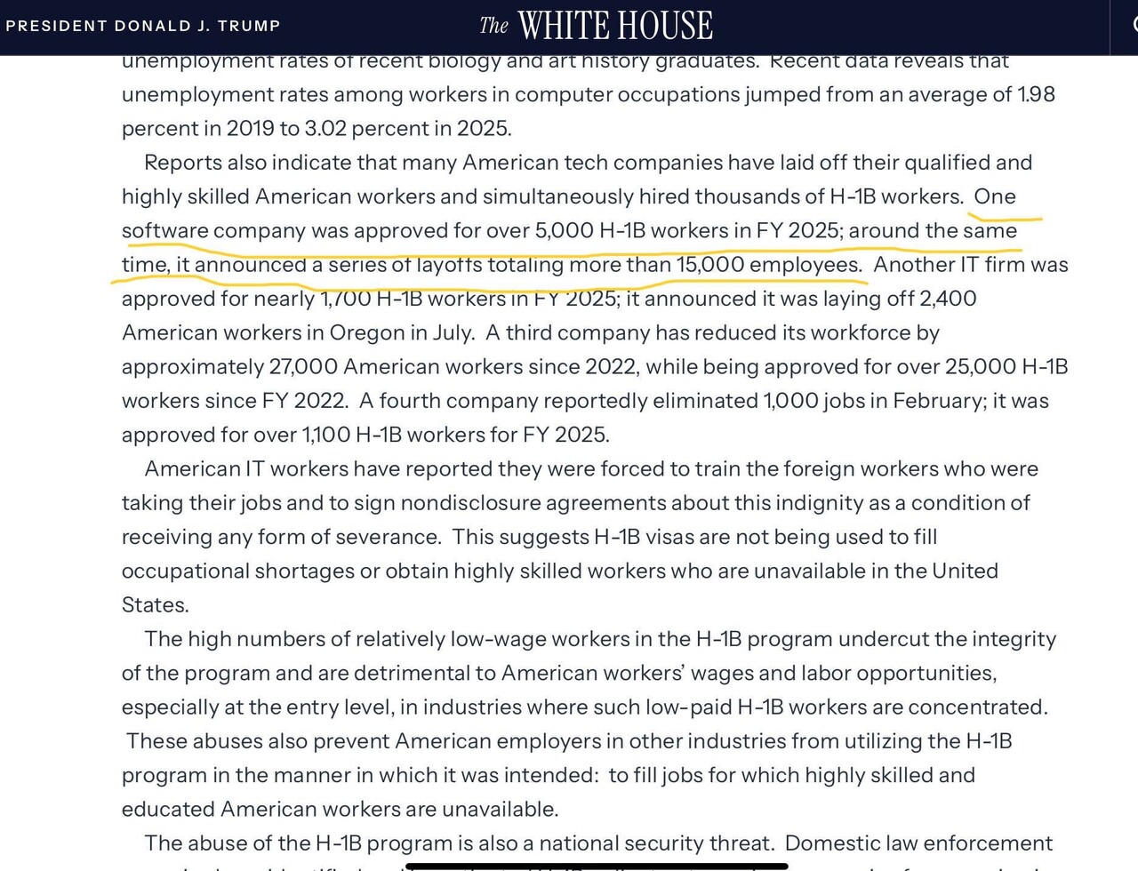 Blame Microsoft for the new H1B restriction | Tech Industry - Blind