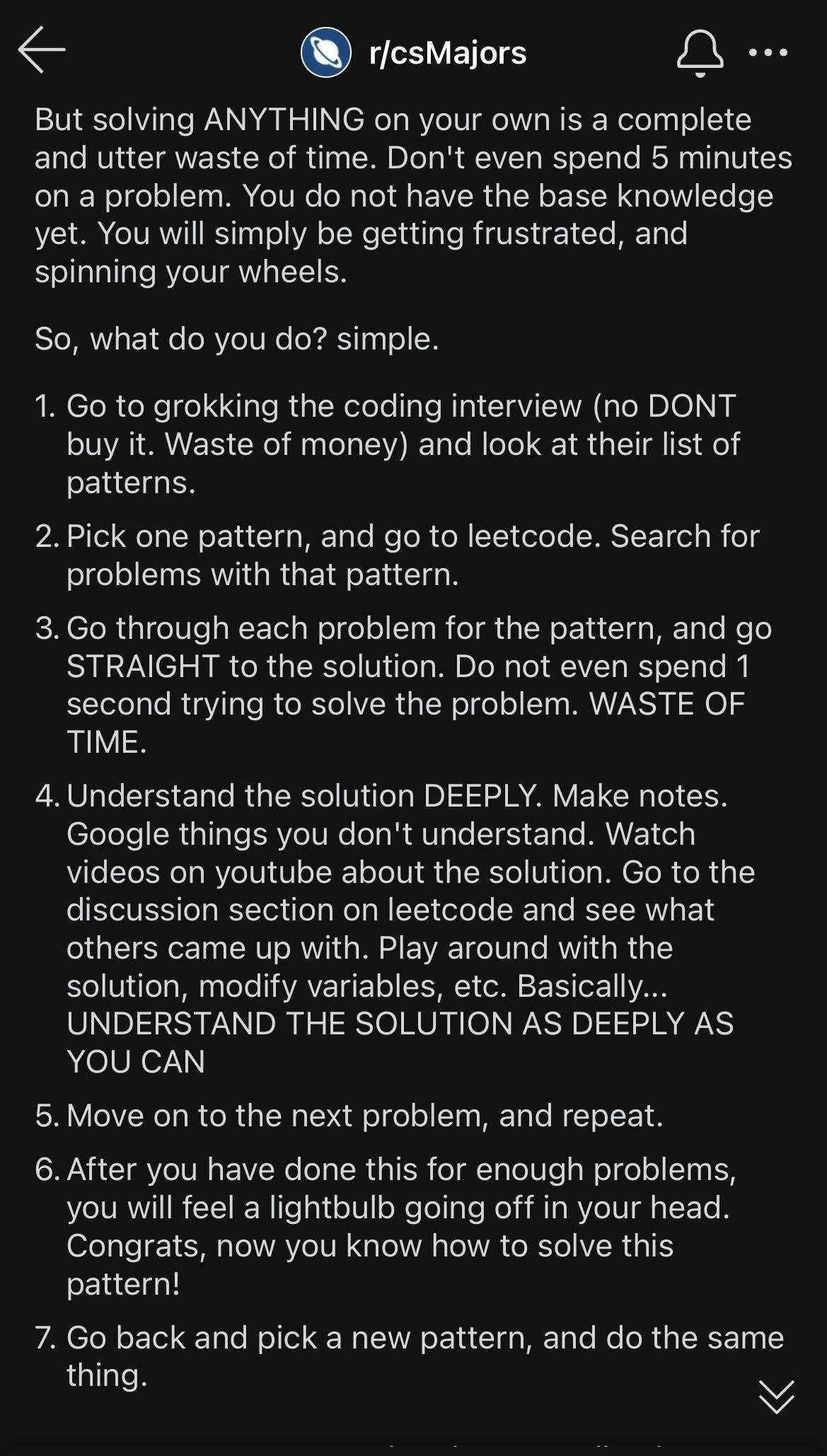 Can someone seriously confirm this? LC patterns | Software Engineering ...