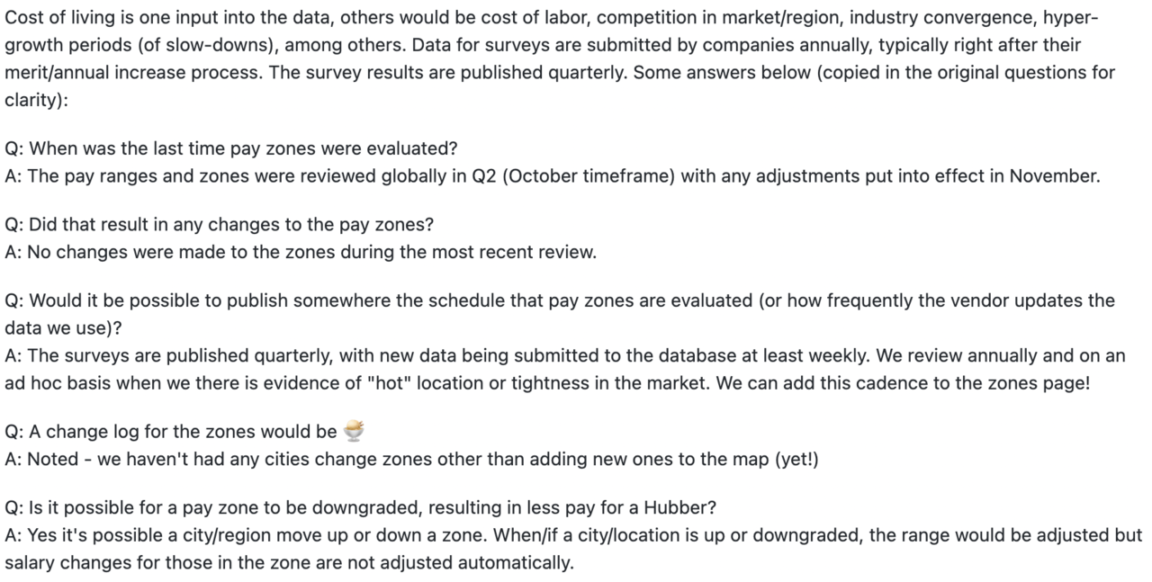 Github Pay Zones | Tech Industry - Blind